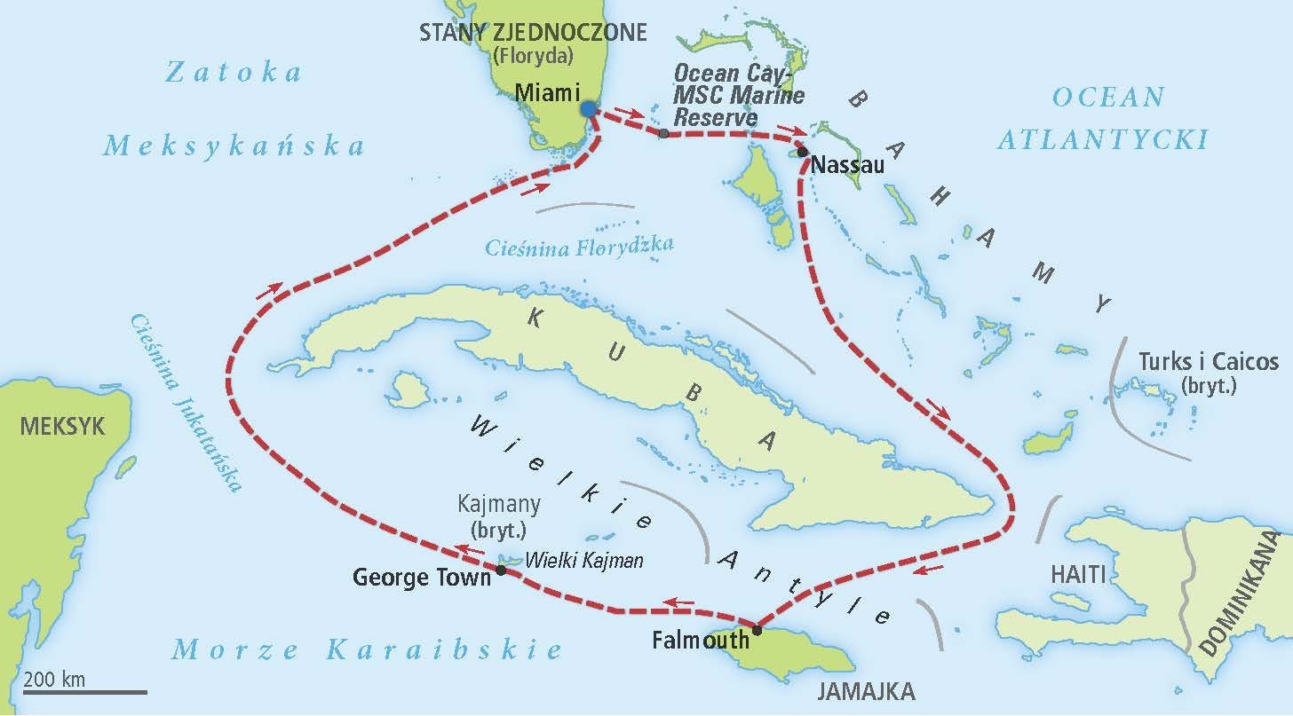 Rejs Karaiby - Bahamy, Jamajka, Kajmany z Miami - MSC Seascape ...